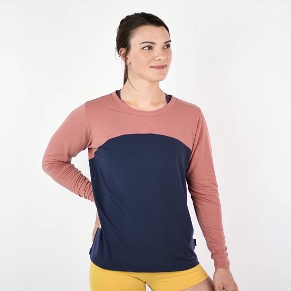 Fleo | Tops | Fleo Withered Rose Navy Half Moon Top | Poshmark